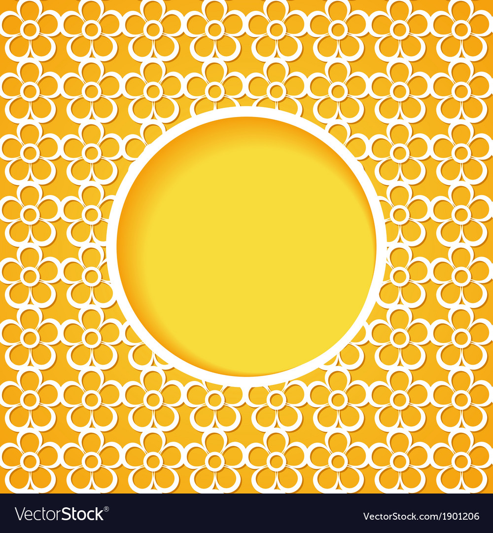 Yellow background Royalty Free Vector Image - VectorStock