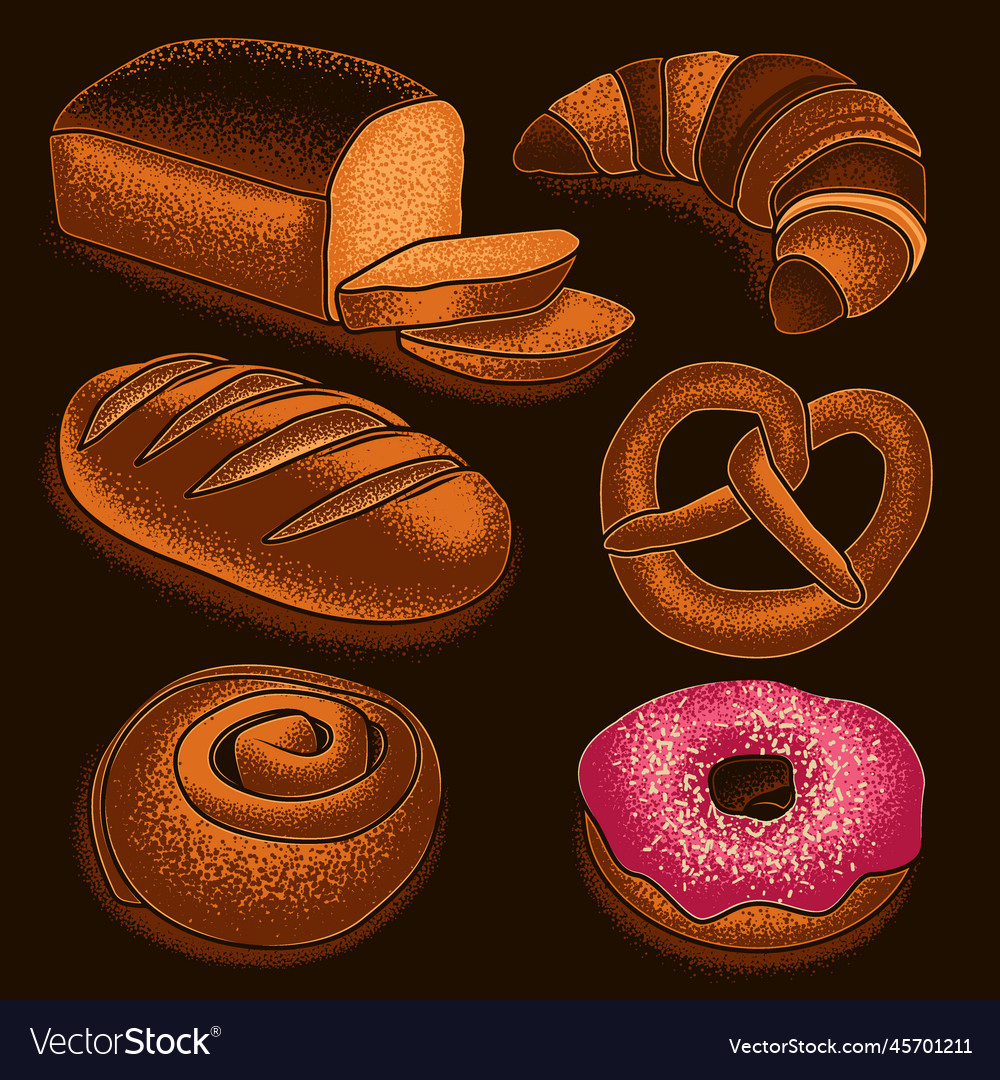 Bread shop Royalty Free Vector Image - VectorStock