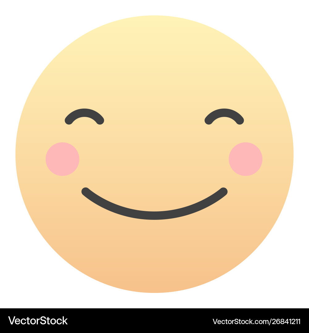 Emoji icon face expression modern design Vector Image