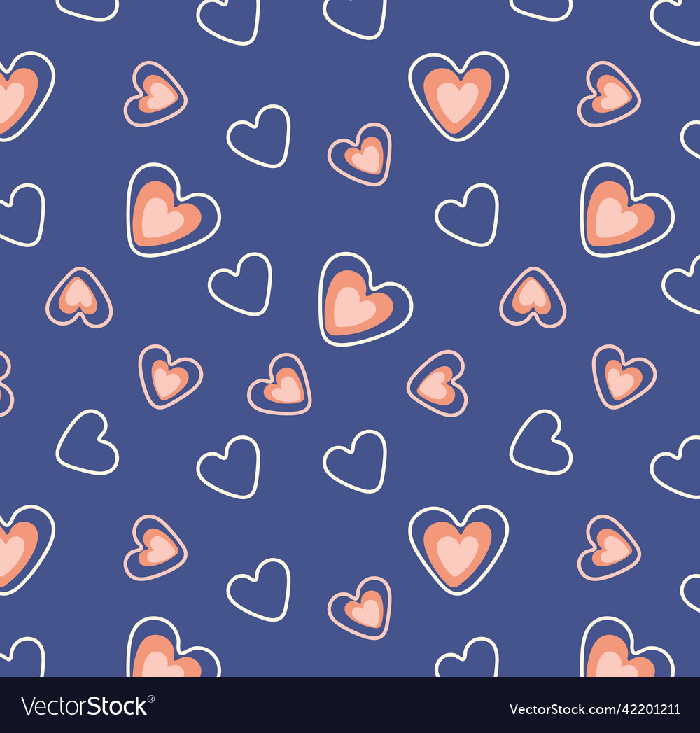 Heart pattern Royalty Free Vector Image - VectorStock