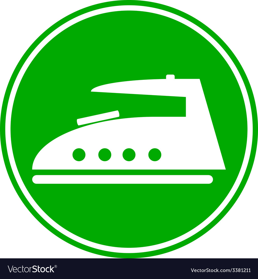 Iron button Royalty Free Vector Image - VectorStock