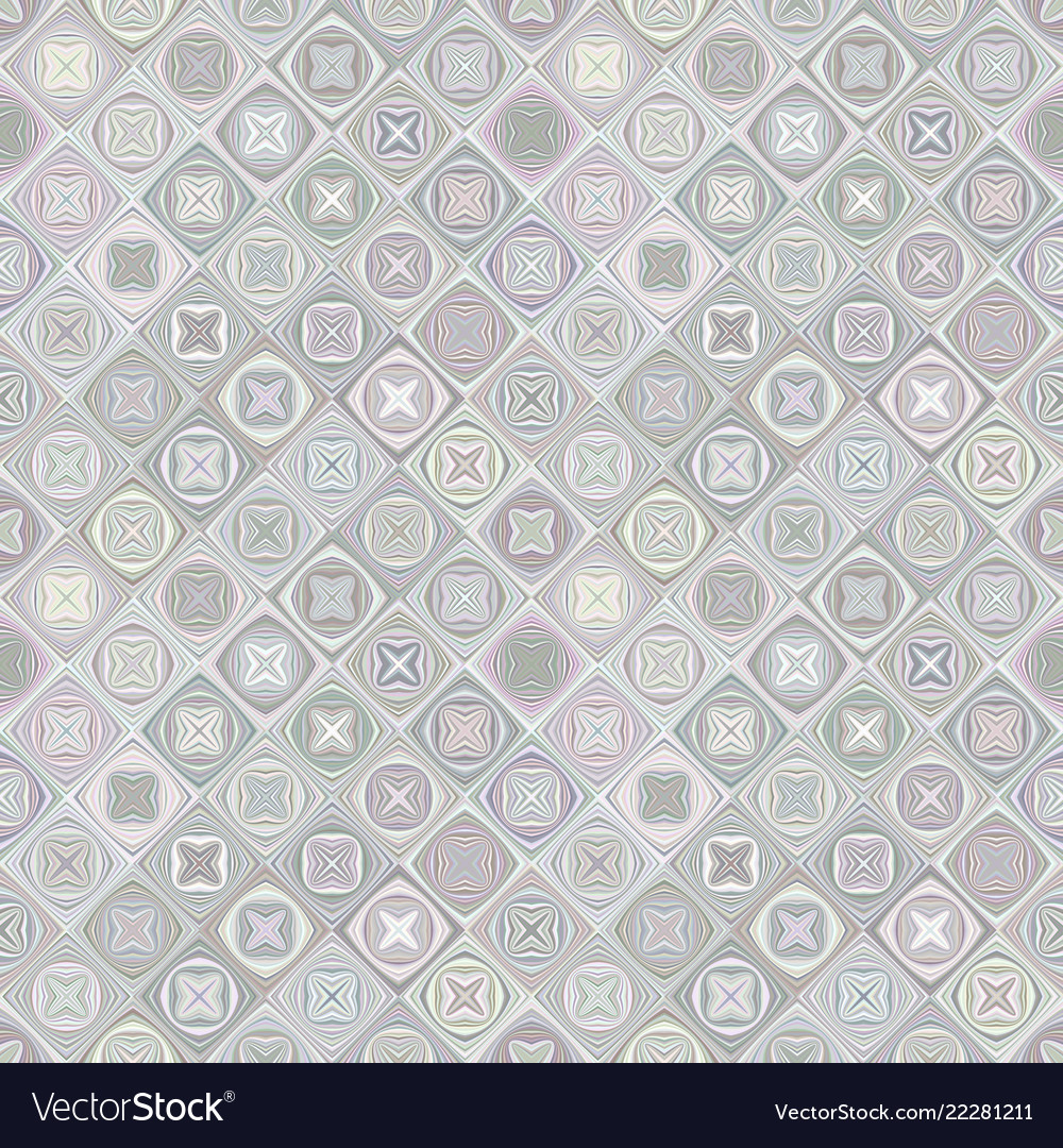 Repeating diagonal shape pattern - mosaic Vector Image