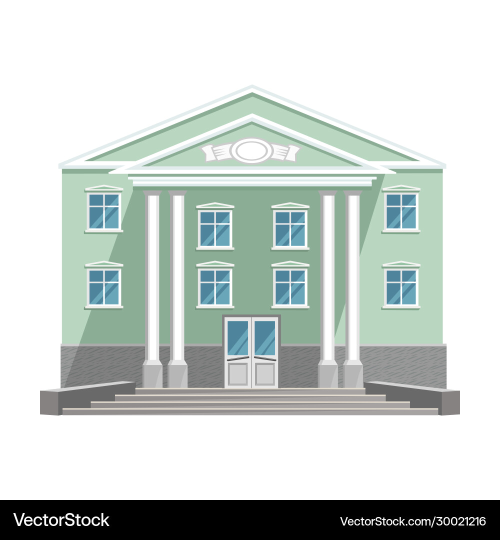 Building government iconcartoon Royalty Free Vector Image