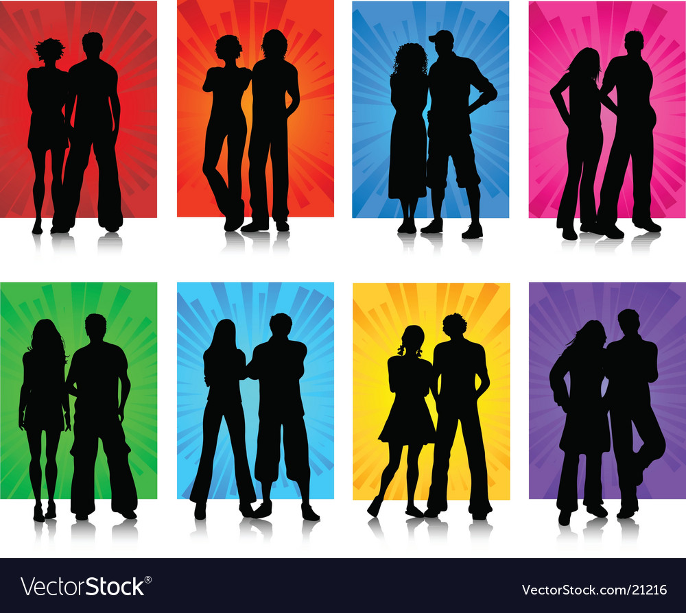 Couples Royalty Free Vector Image - VectorStock