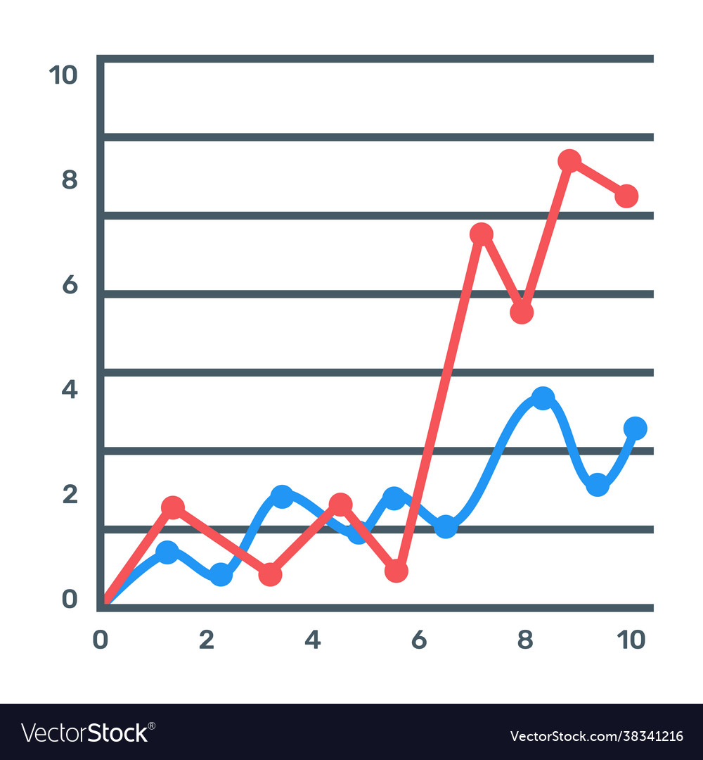Graphical representation Royalty Free Vector Image