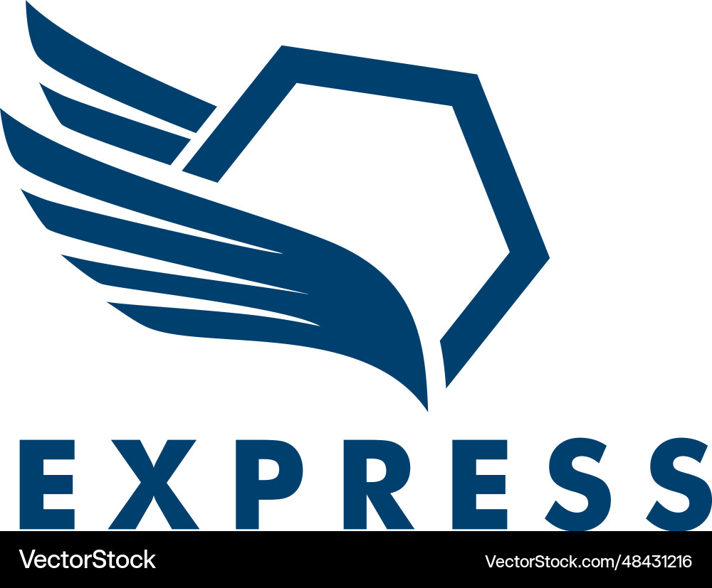 Logistics and transportation cargo company logo Vector Image
