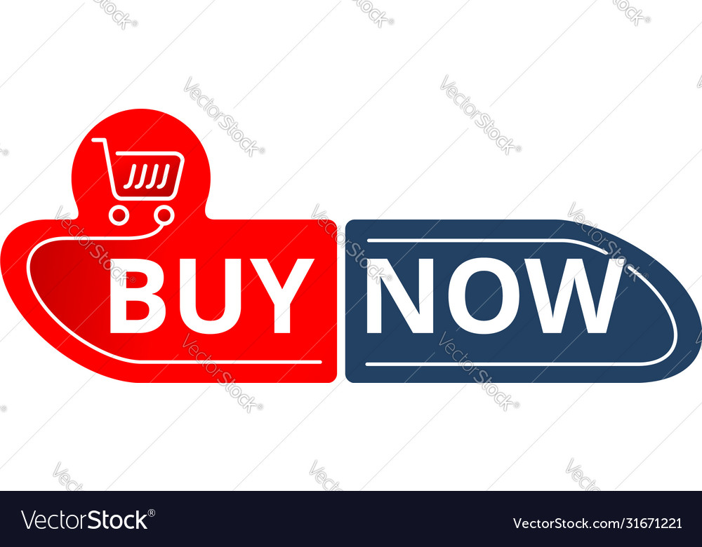 Buy now web element -button Royalty Free Vector Image