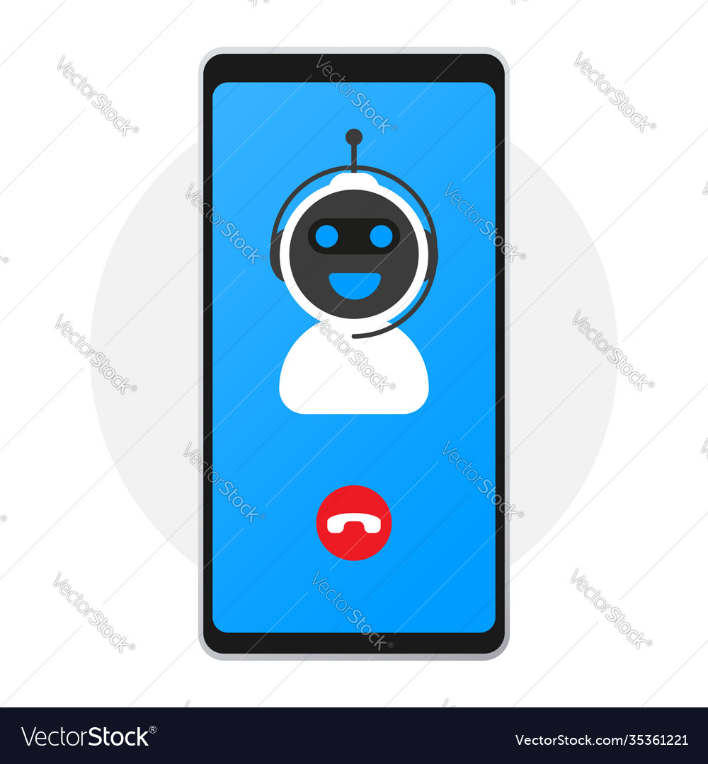 Chatbot icon concept chat bot or chatterbot Vector Image