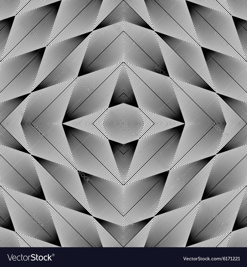 Design seamless diamond geometric pattern Vector Image