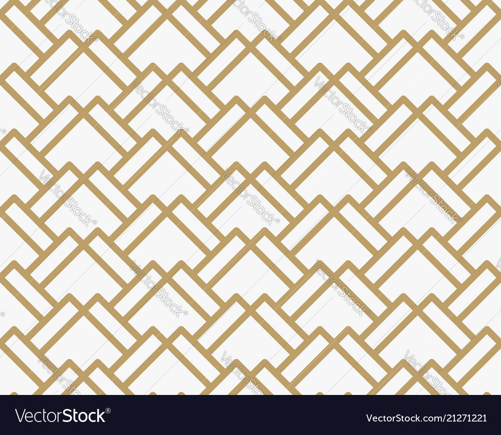 Geometric seamless pattern with line modern Vector Image