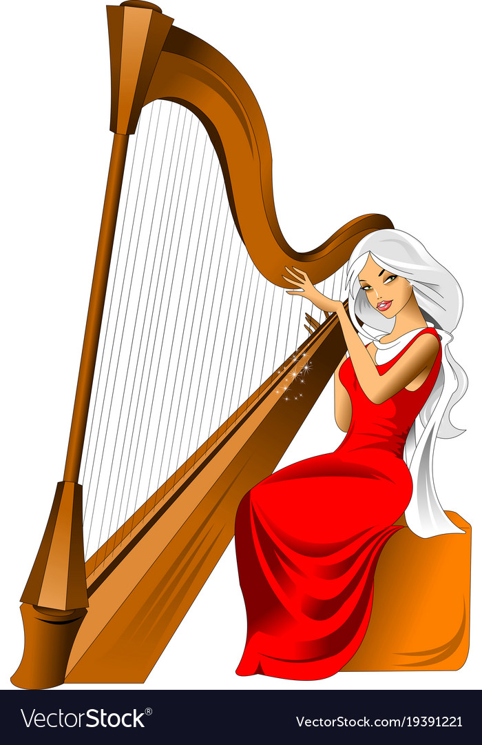 Harp Royalty Free Vector Image - VectorStock