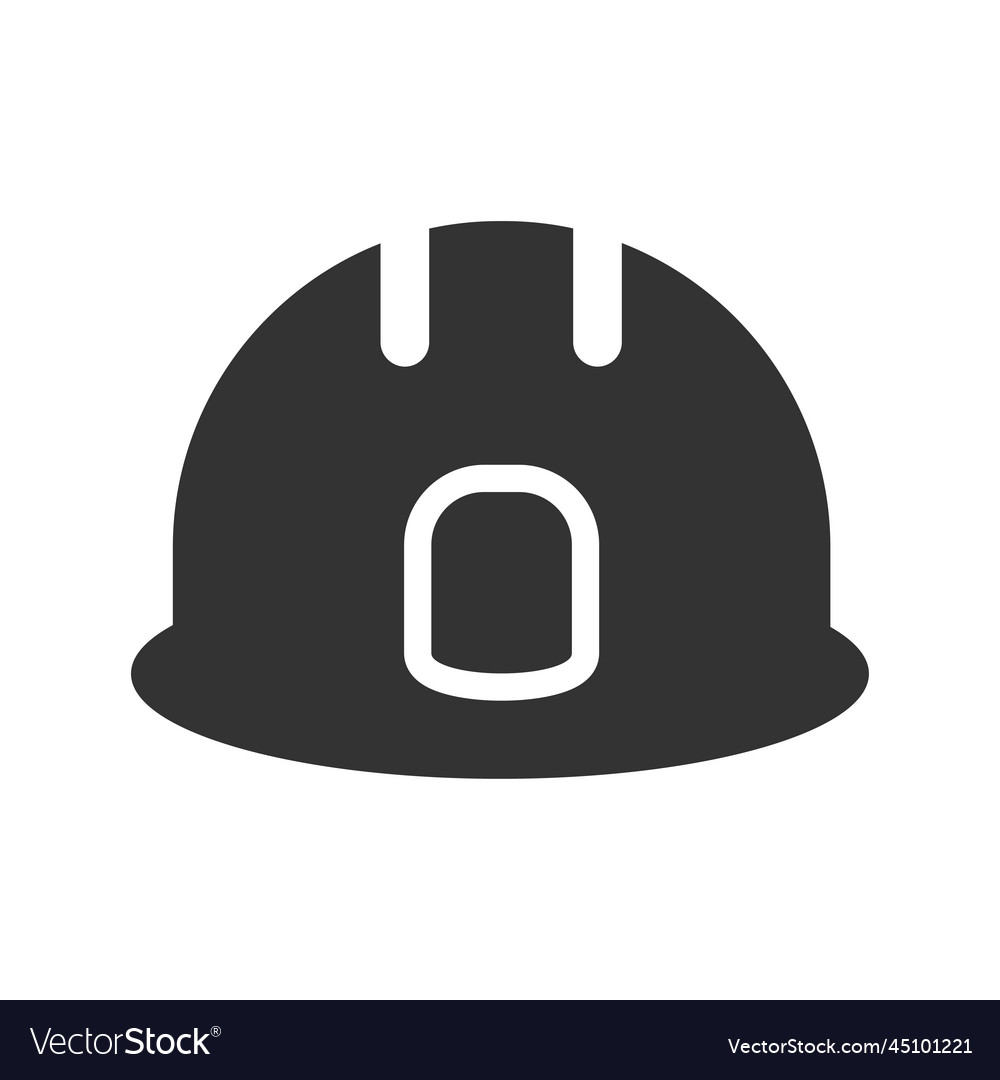 Helmet construction icon Royalty Free Vector Image