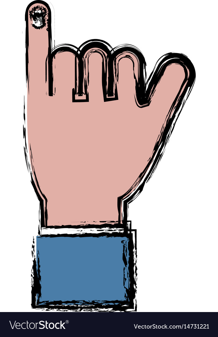 Human hand icon Royalty Free Vector Image - VectorStock