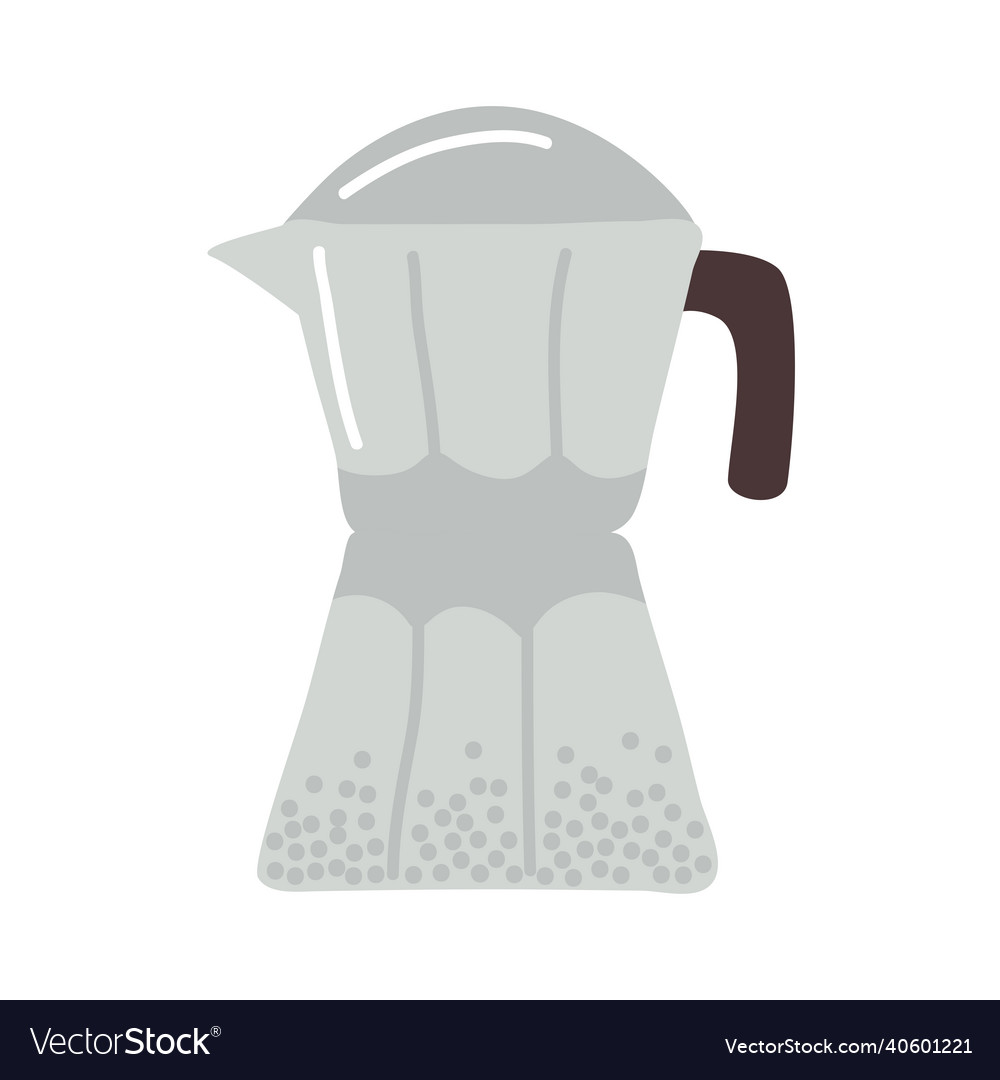 Kettle kitchen utensil Royalty Free Vector Image