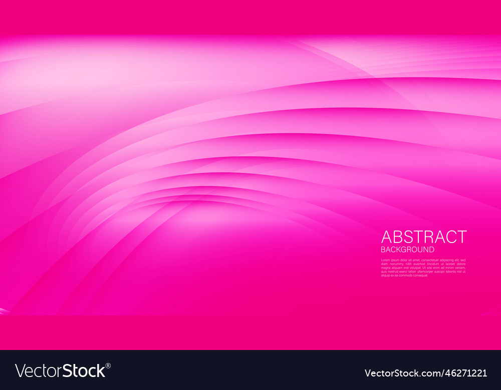Pink abstract background wave Royalty Free Vector Image