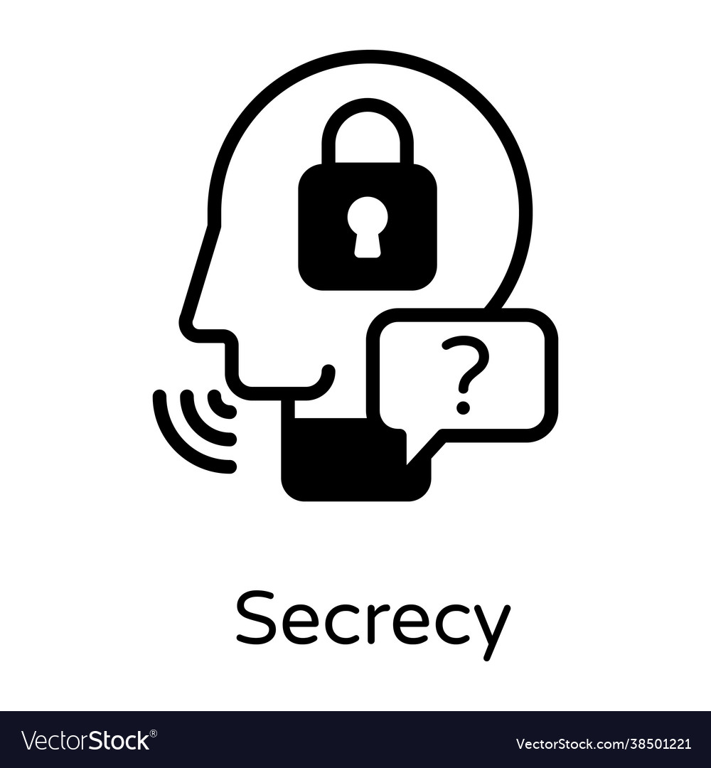 Secrecy Royalty Free Vector Image - VectorStock