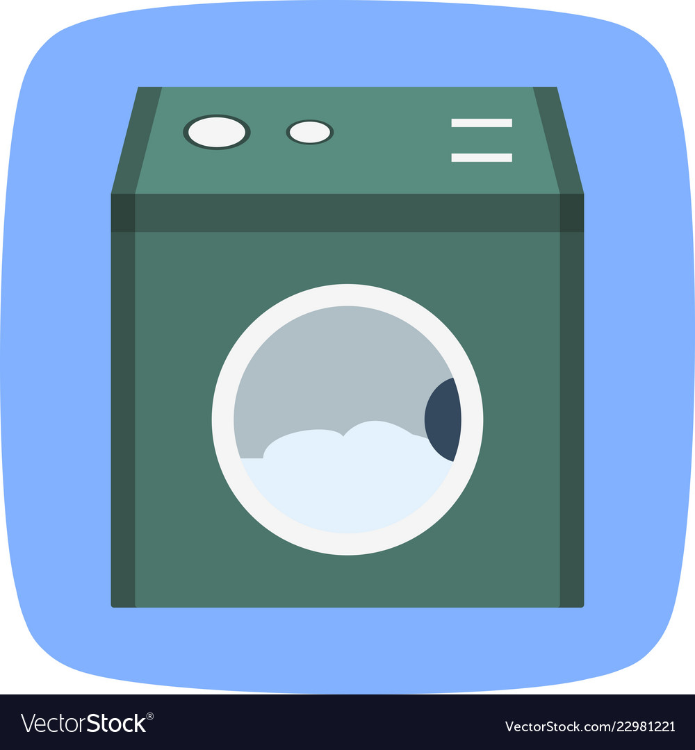 Washing machine icon Royalty Free Vector Image