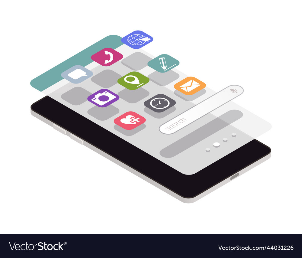 Application development concept Royalty Free Vector Image