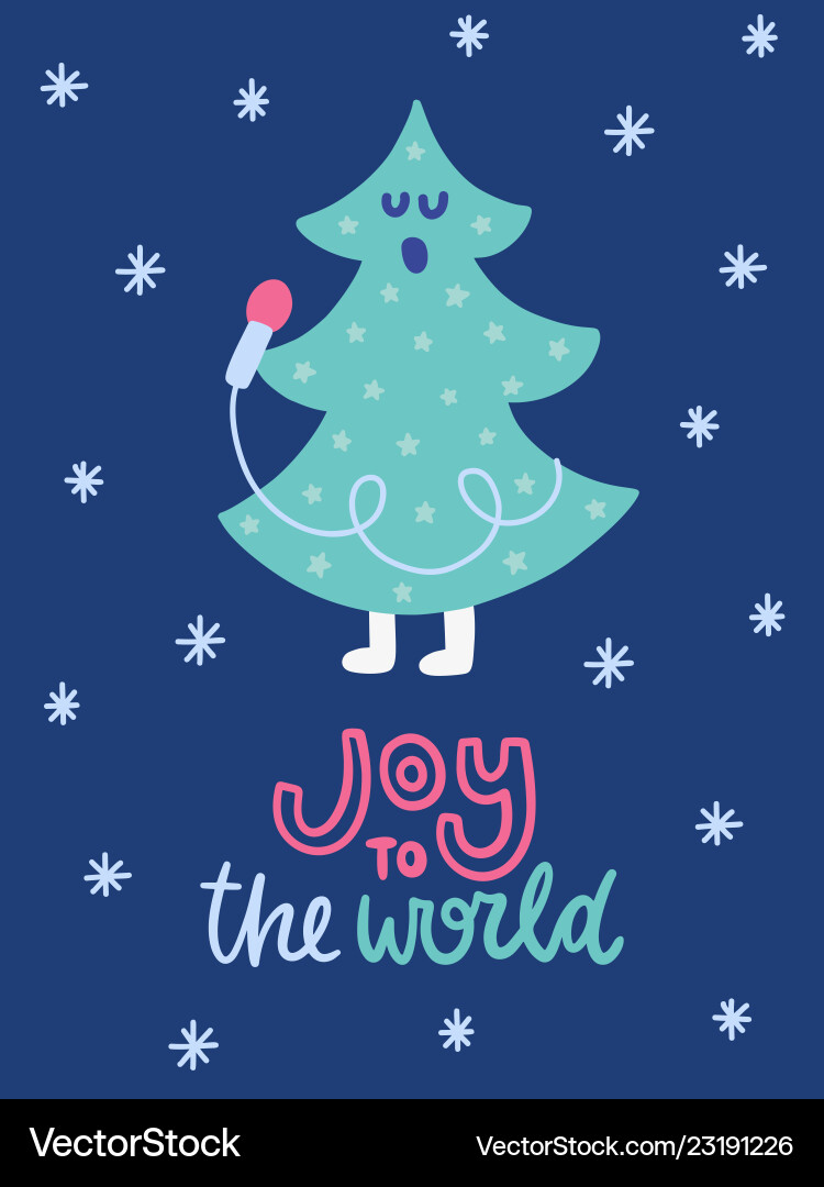 Colorful christmas card Royalty Free Vector Image