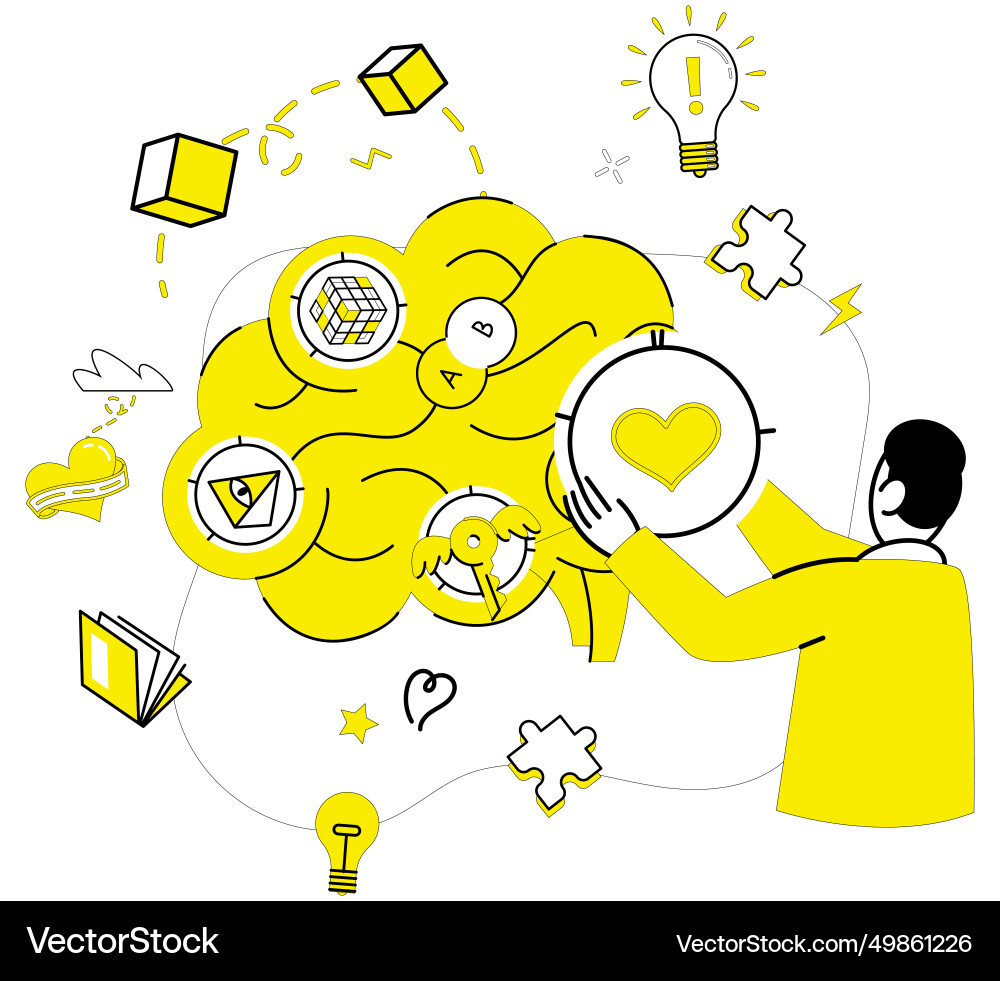 Creative process development and change Royalty Free Vector