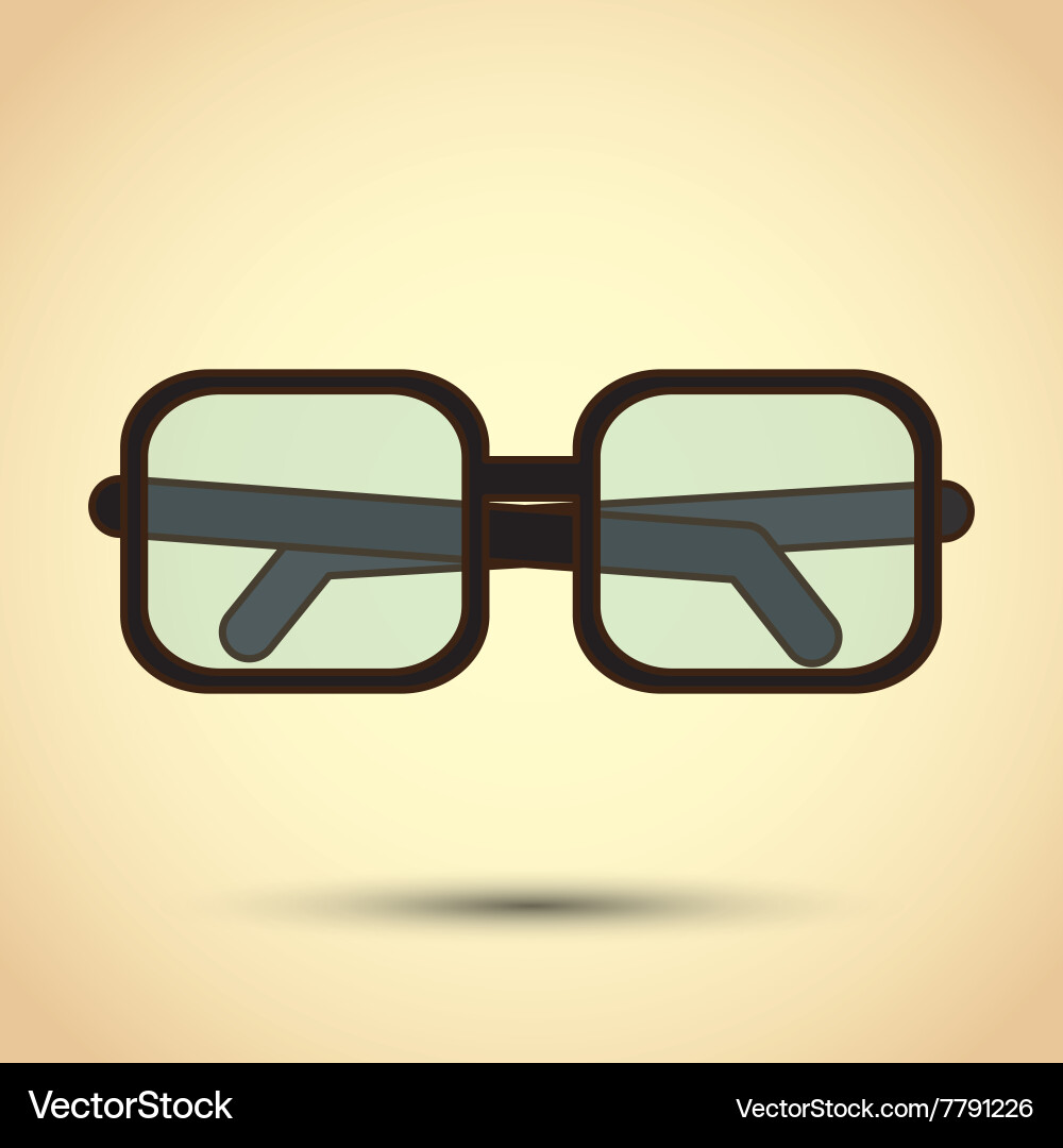 Glasses icon design Royalty Free Vector Image - VectorStock