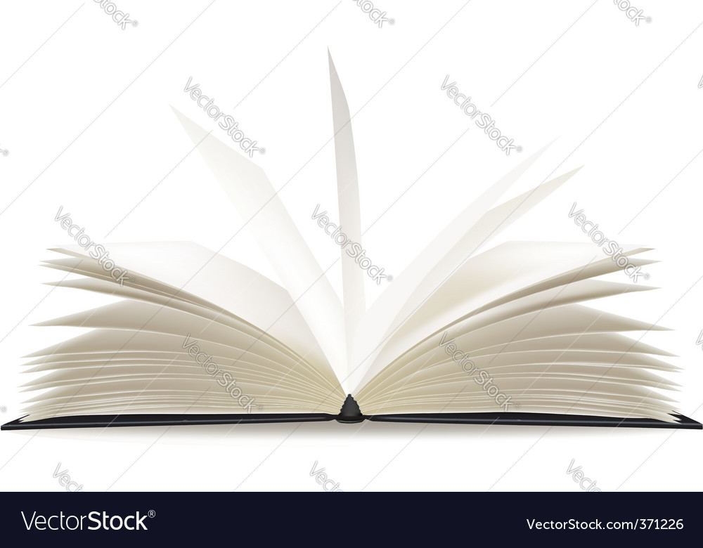 Open book Royalty Free Vector Image - VectorStock