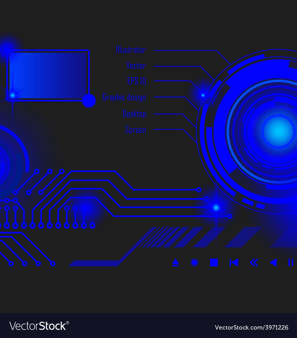 Screen Royalty Free Vector Image - VectorStock