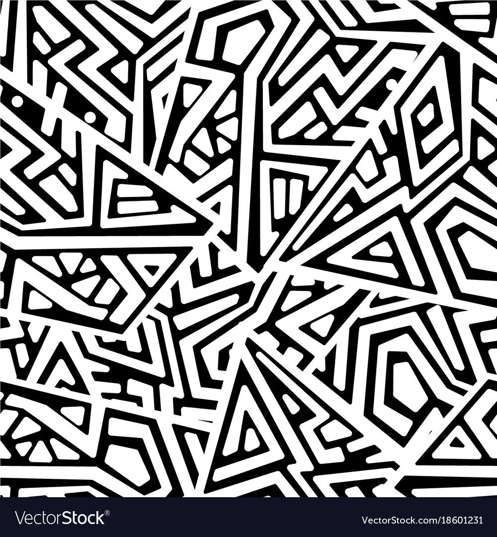 Creative seamless pattern Royalty Free Vector Image