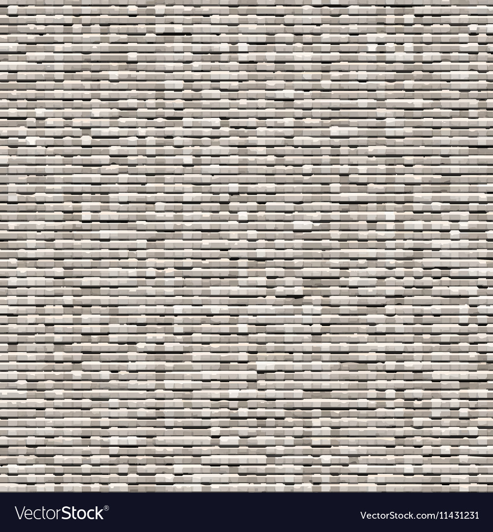 Gray background small bricks Royalty Free Vector Image