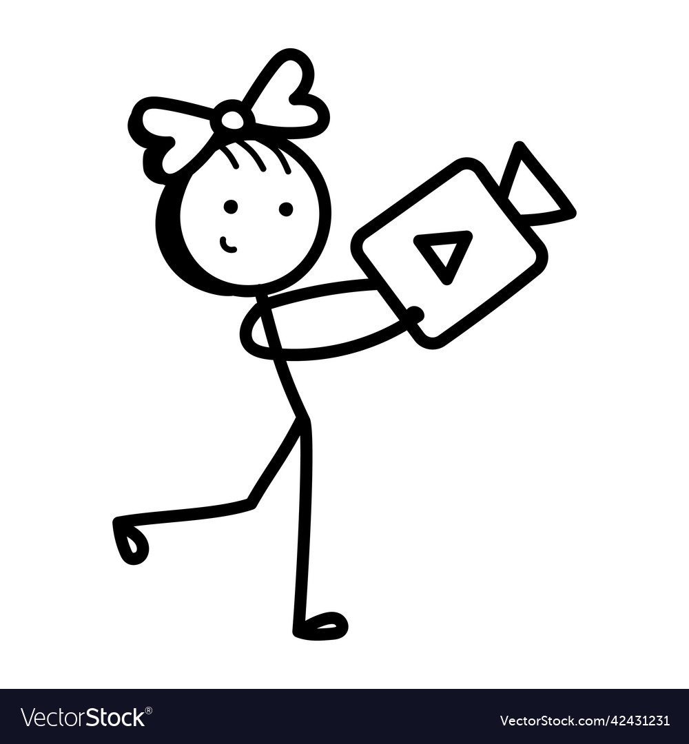 Vlogger Royalty Free Vector Image - VectorStock