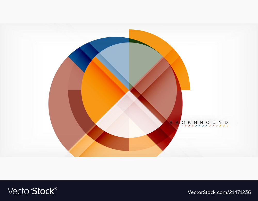 Circle abstract background Royalty Free Vector Image