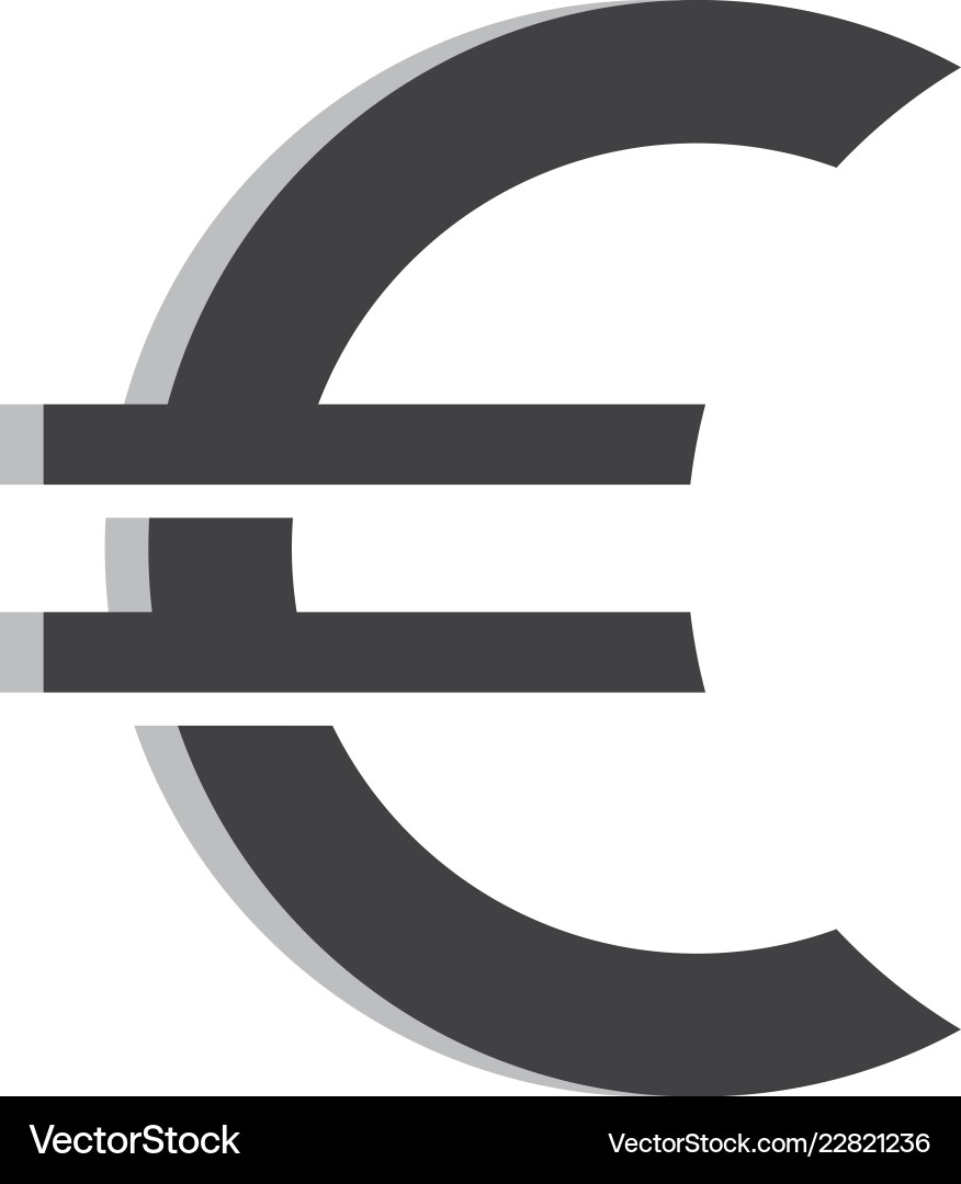 Euro money symbol Royalty Free Vector Image - VectorStock