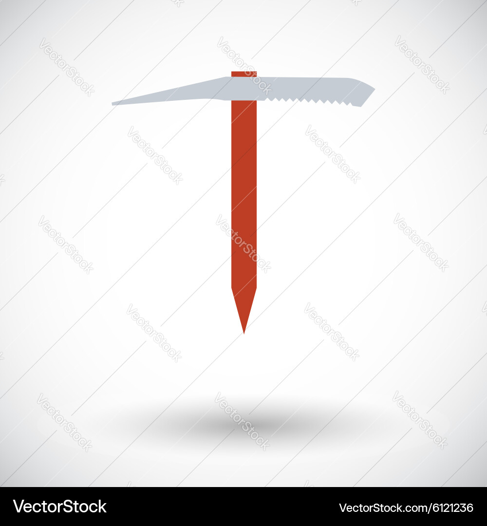 Ice axe Royalty Free Vector Image - VectorStock