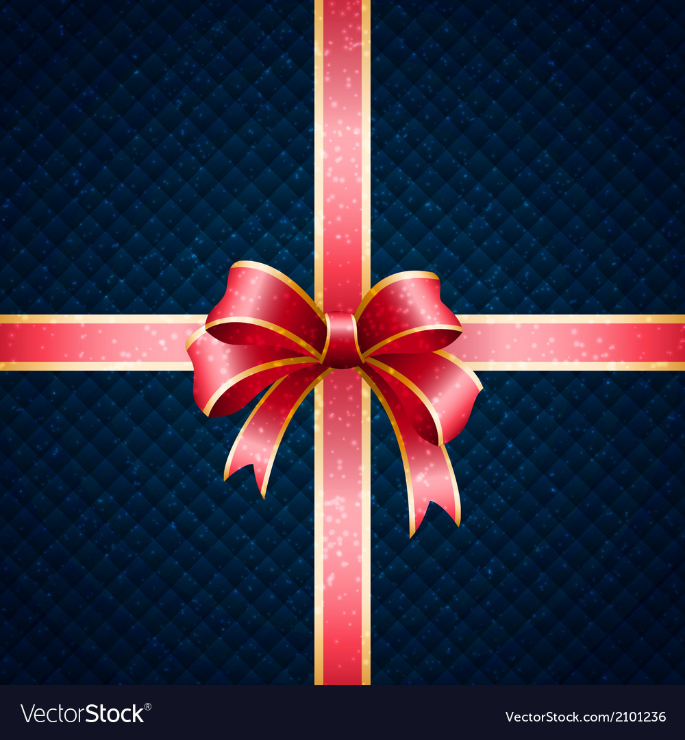 Ribbon and bow Royalty Free Vector Image - VectorStock