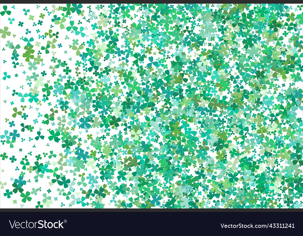Clover backdrop leaf st patrick day Royalty Free Vector