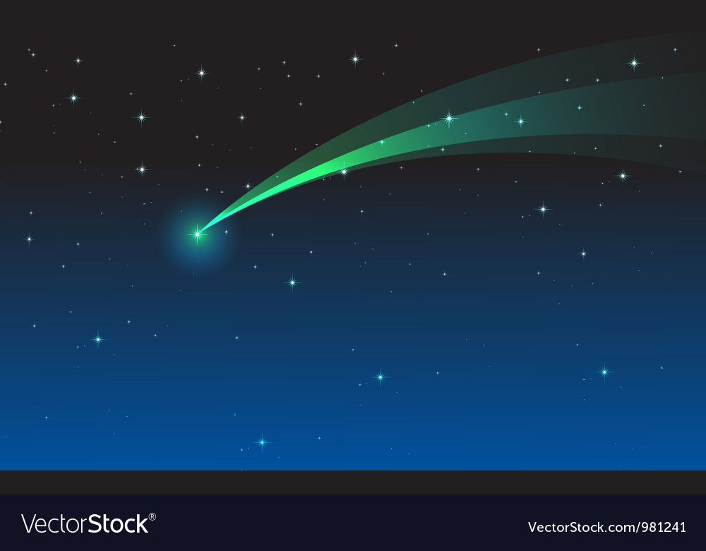 Comet Royalty Free Vector Image - VectorStock