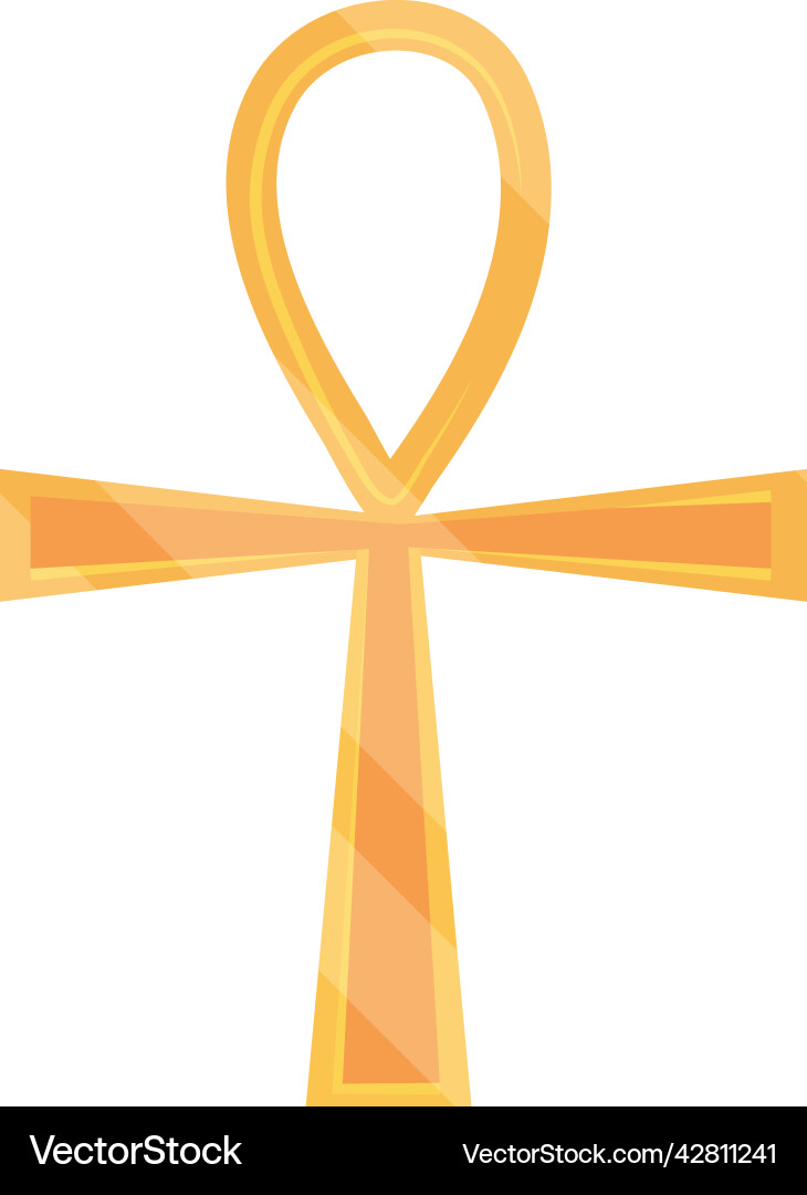 Egyptian ankh cross icon Royalty Free Vector Image