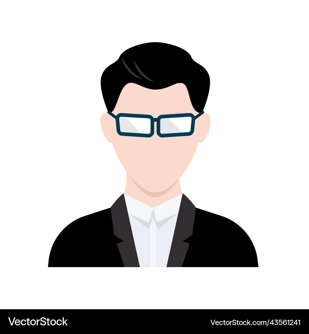 Icon of businessman Royalty Free Vector Image - VectorStock