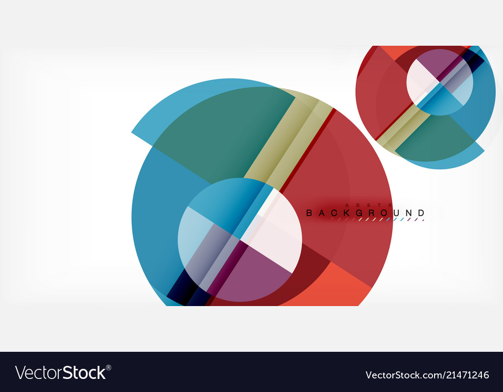 Circle abstract background Royalty Free Vector Image