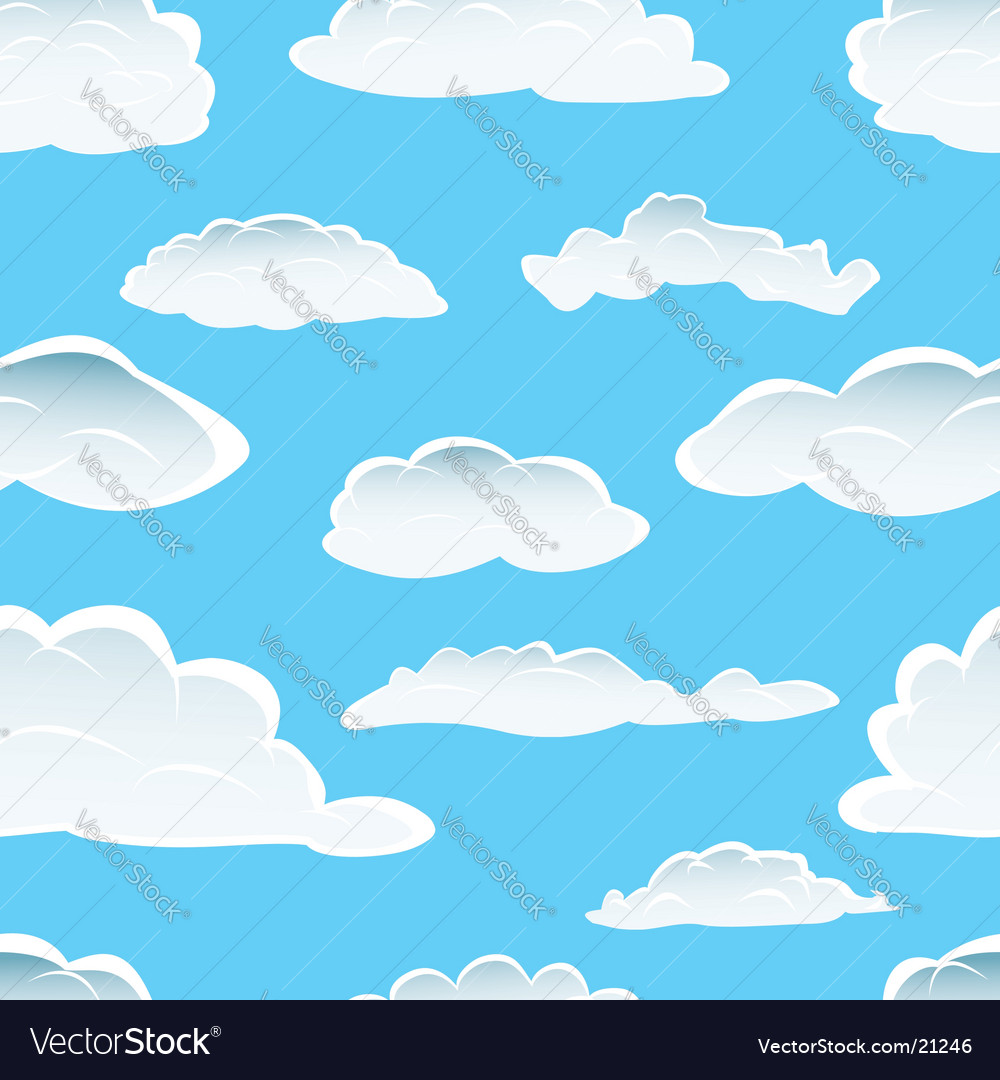Cloud background Royalty Free Vector Image - VectorStock