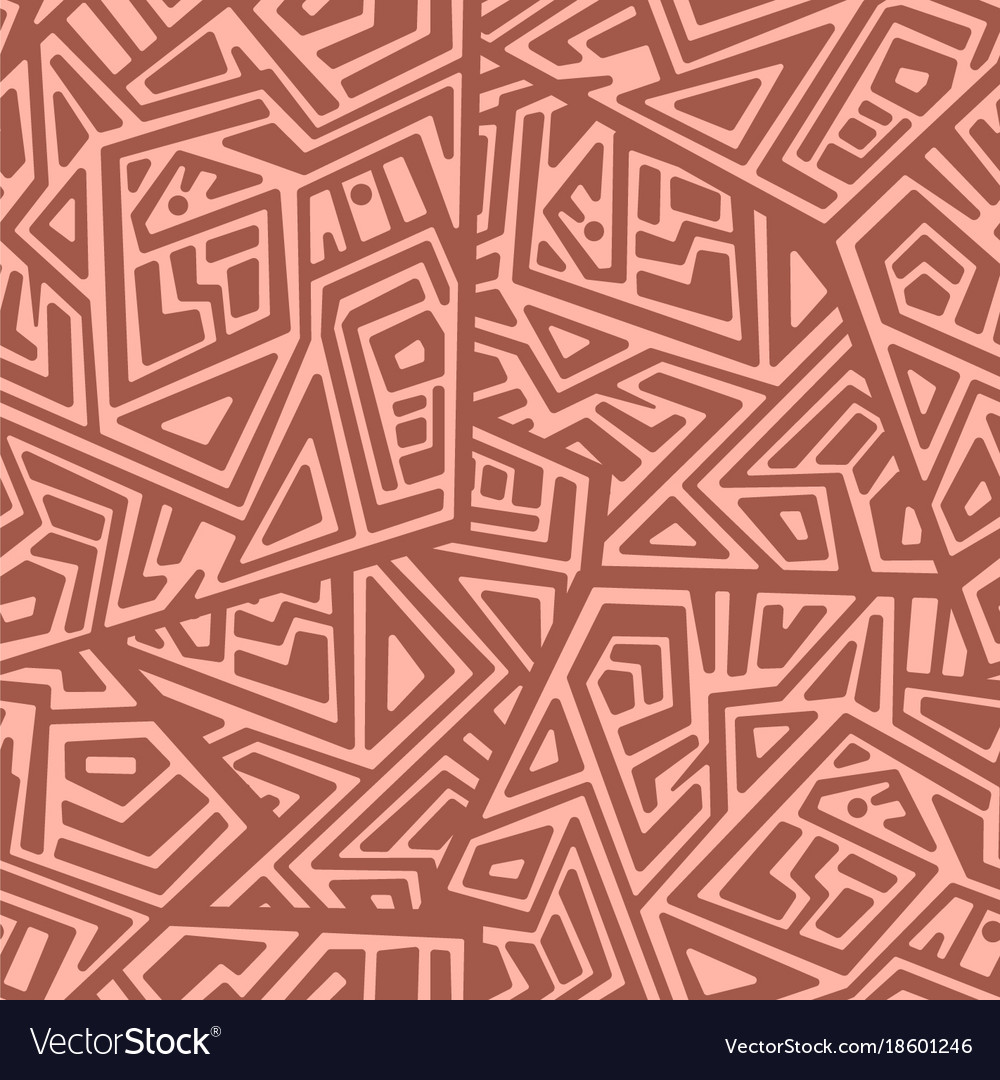 Creative seamless pattern Royalty Free Vector Image