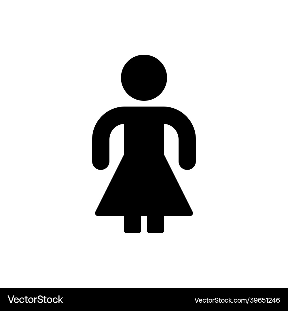 Girl icon women Royalty Free Vector Image - VectorStock