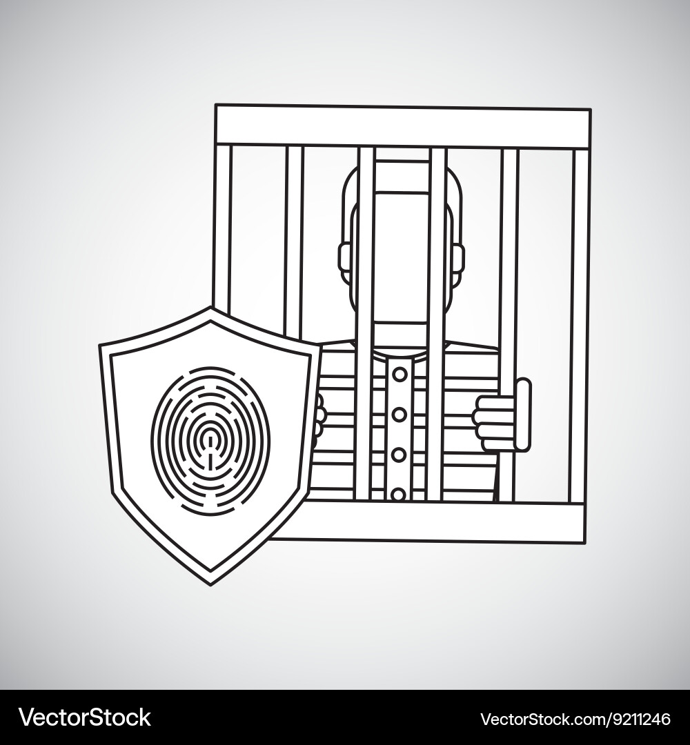Law concept justice icon colorful editable Vector Image