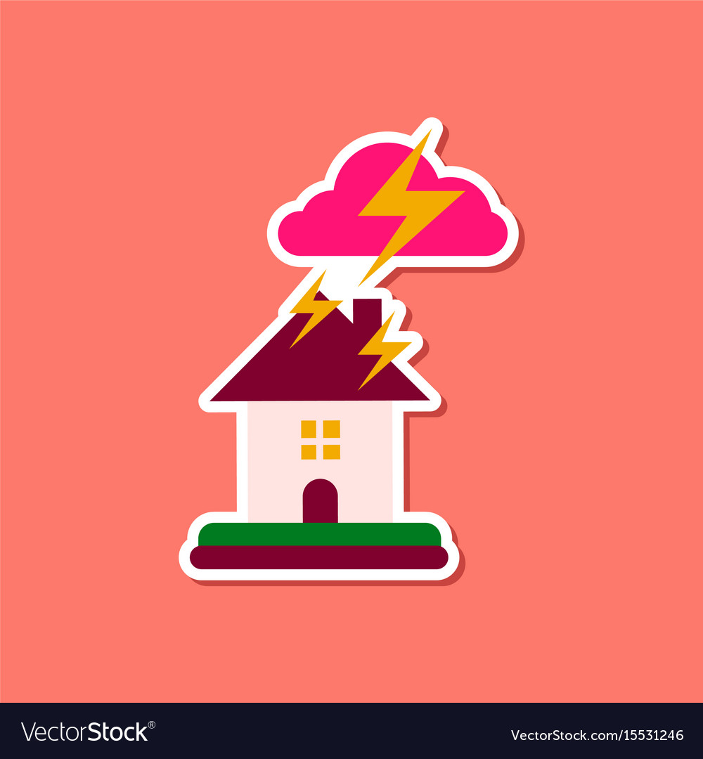 Paper Sticker On Stylish Background Nature Vector Image