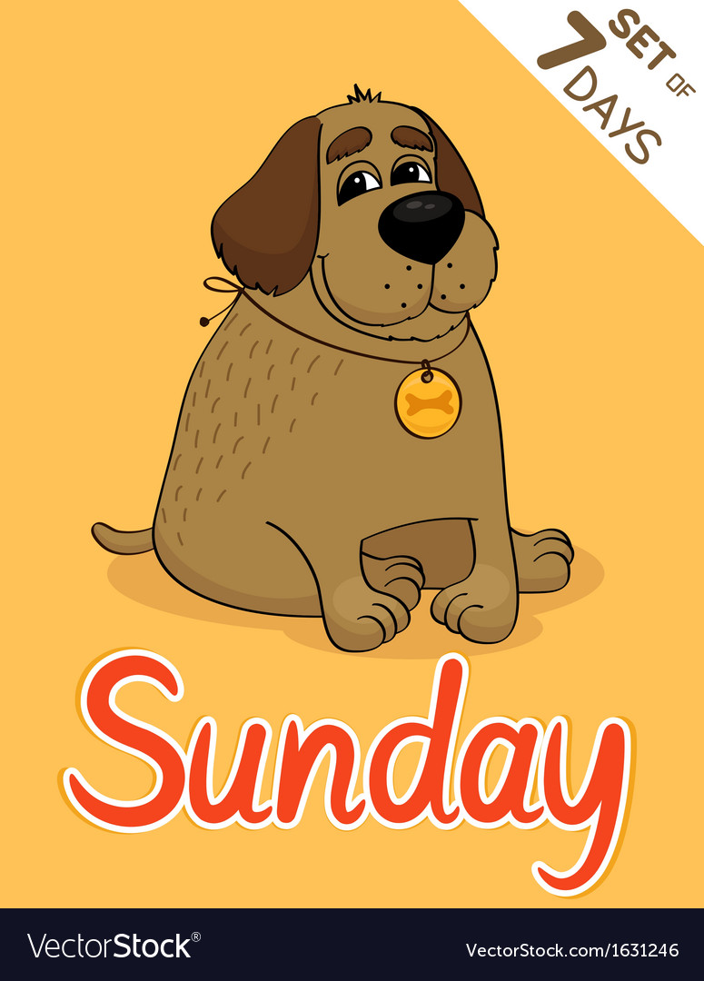 Sunday Royalty Free Vector Image - VectorStock