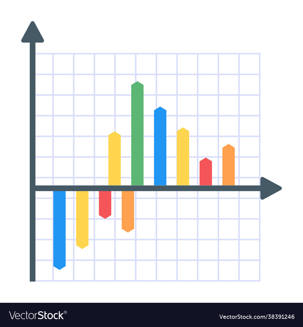 Two sided chart Royalty Free Vector Image - VectorStock