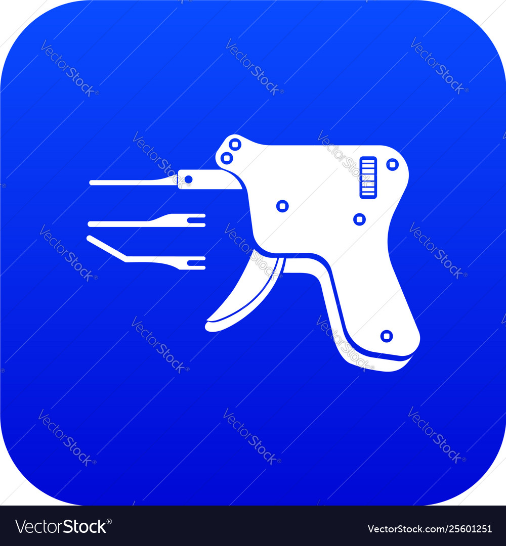 Code reader icon blue Royalty Free Vector Image
