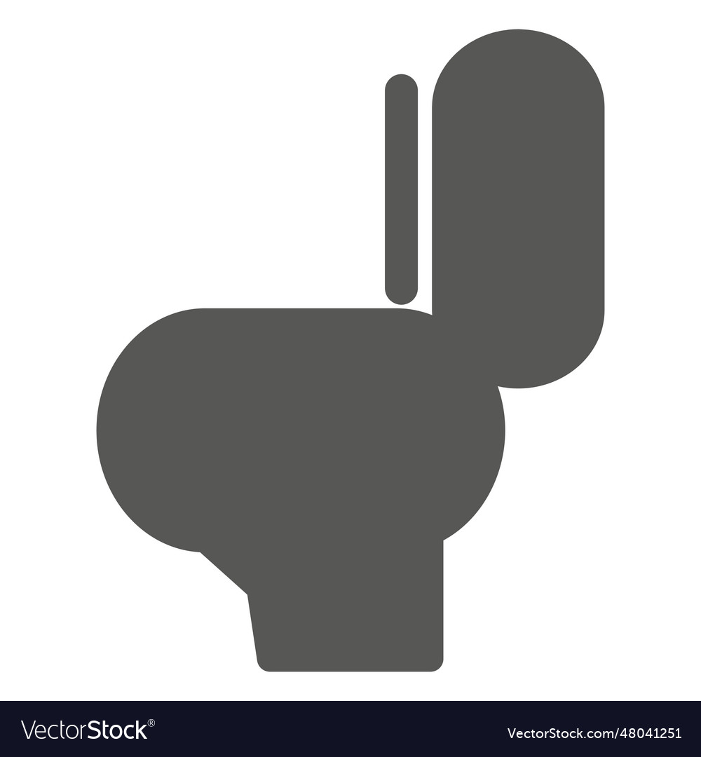 Commode flat icon Royalty Free Vector Image - VectorStock