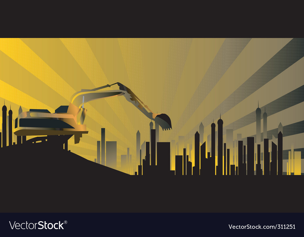 Earth mover Royalty Free Vector Image - VectorStock