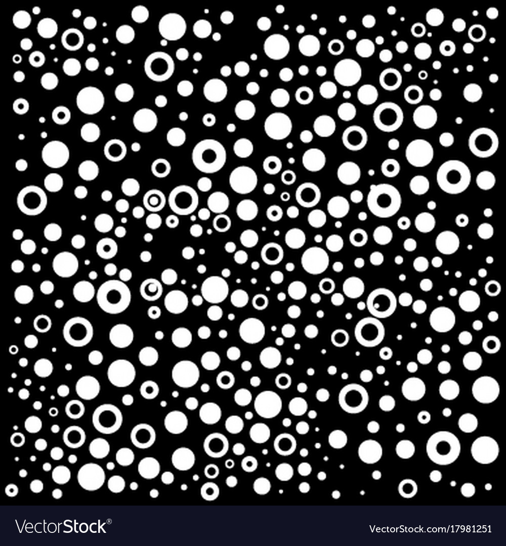 Linear rounded diamond shape and circle pattern Vector Image